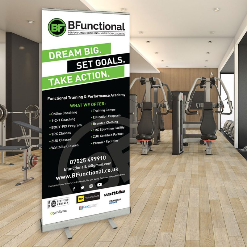 850mm Roller Banners, perfect for events and window displays